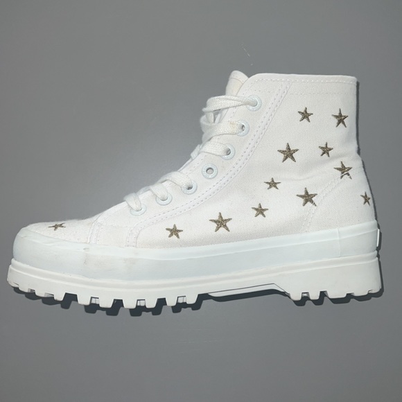 Superga | Shoes | Superga Star High Tops With Gold Stars | Poshmark